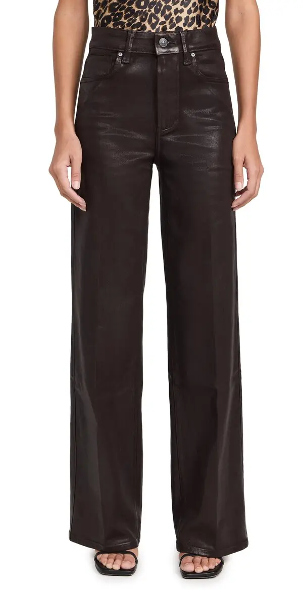 Paige Sasha Jeans - Chicory Coffee Luxe Coating