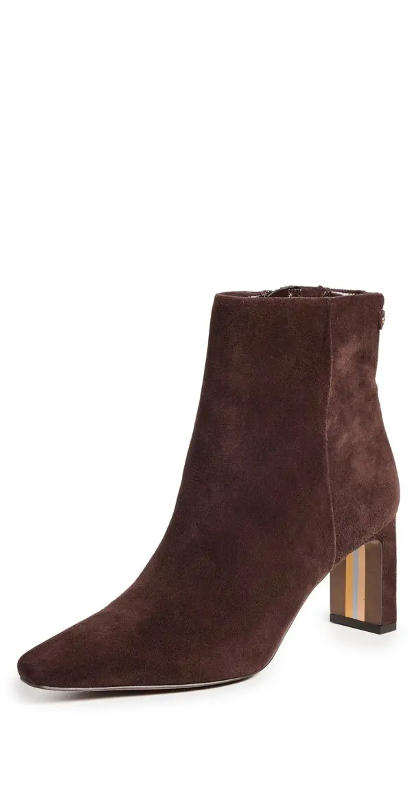 Sam Edelman Saige Booties - Dark Brown