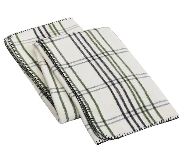 MAKERS COLLECTIVE Camp Wandawega Oversized Plai D Throw
