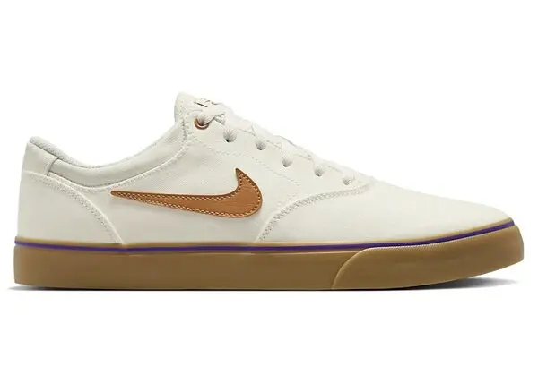 Nike Sb Chron 2 Canvas Sneakers - Summit White/gum Light Brown