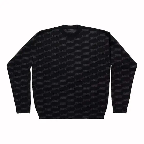Balenciaga Bb Monogram Crewneck Sweatshirt