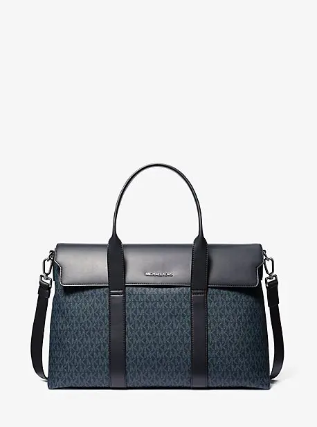 Michael Kors Cooper Logo Briefcase - Blue
