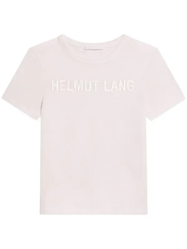 Helmut Lang Logo-embroidered T-shirt - White