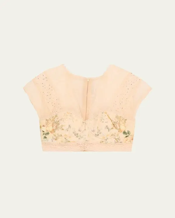 Camilla Lace Splice Top