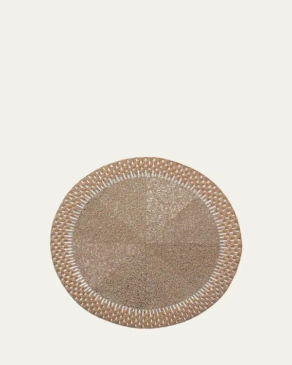 KIM SEYBERT Palisade Placemat - Gold/silver
