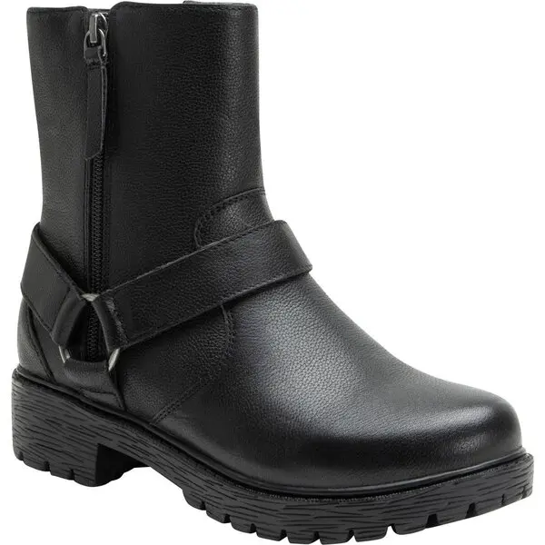 ALEGRIA BY PG LITE Leather Olympia Bootie - Black Bird