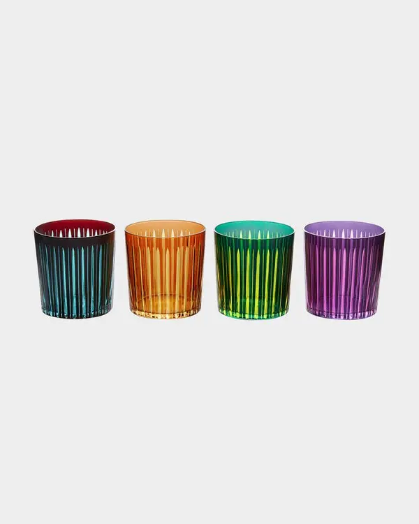 L'Objet Prism Double Old Fashioned Glasses, Set Of 4 - One-color