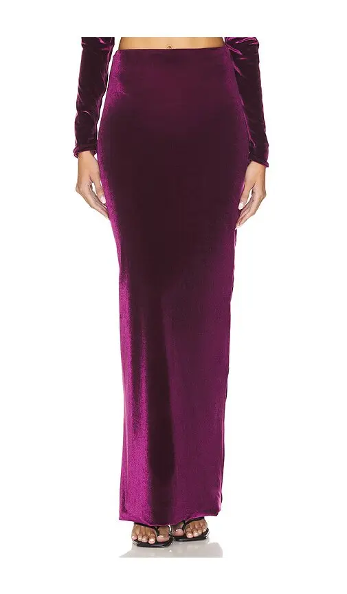 MAYGEL CORONEL Cavana Skirt - Plum