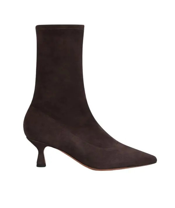 ATP ATELIER Cerone Suede Stretch Boots - Walnut