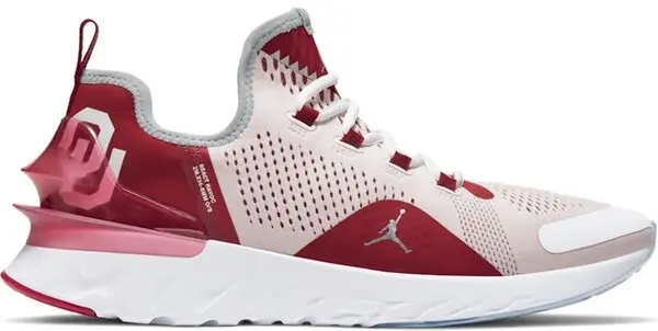 JORDAN React Havoc Oklahoma Sneakers - White/team Crimson/light Smoke Grey