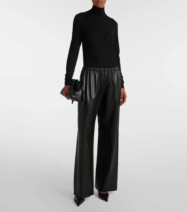 Nour Hammour Olan Leather Pants