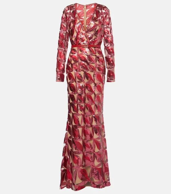 Elie Saab Sequined Gown