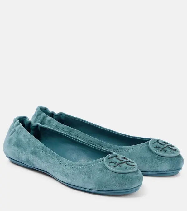 Tory Burch Minnie Suede Ballet Flats