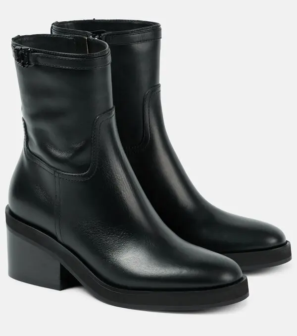 JIMMY CHOO Yasmin 70 Leather Ankle Boots