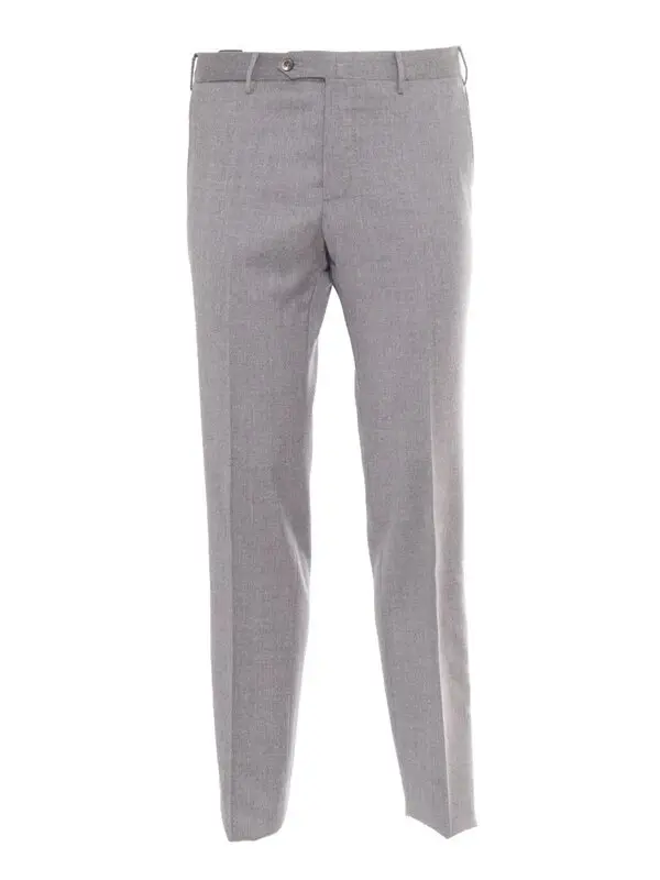 PT TORINO Flat Front Slim Trousers