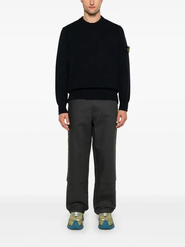 Stone Island Compass-badge Sweater - Blue