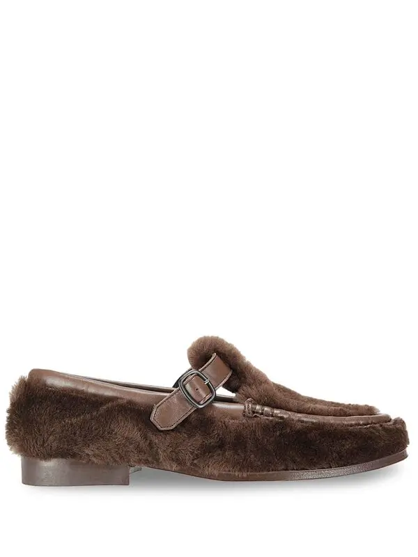 Hereu Alber Shearling Loafers - Brown