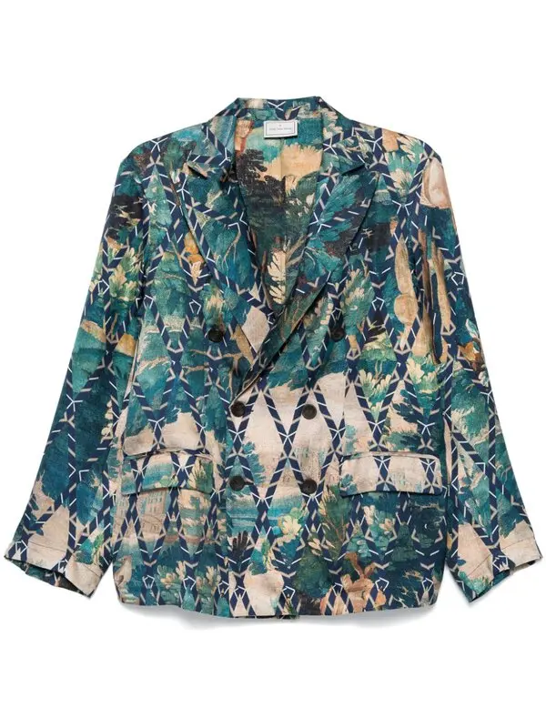 PIERRE-LOUIS MASCIA Double-breasted Jacket - Neutrals