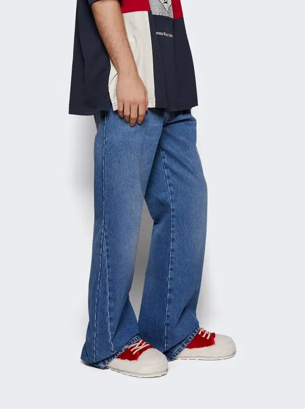 Marni Teddy Fabric Low-top Sneakers - Red And White