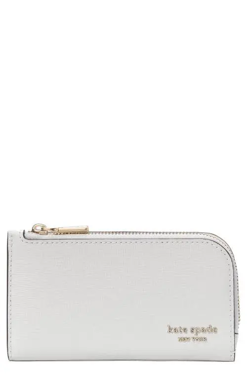 Kate Spade New York Small Devin Saffiano Leather Bifold Wallet In Stone ...