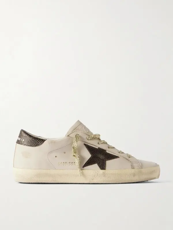 Golden Goose Super-star Leather Sneakers