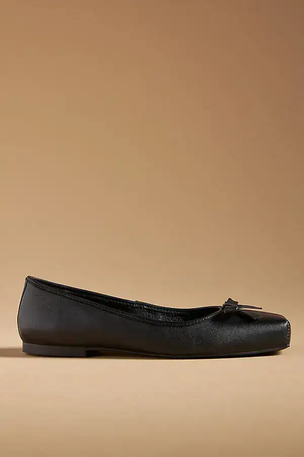 Maeve Square-Toe Ballet Flats In Black - 62% Off | Editorialist