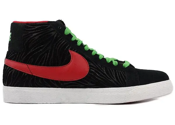 Nike Blazer Mid A Tribe Called Quest Sneakers - Black/comet Red/hyper Verde