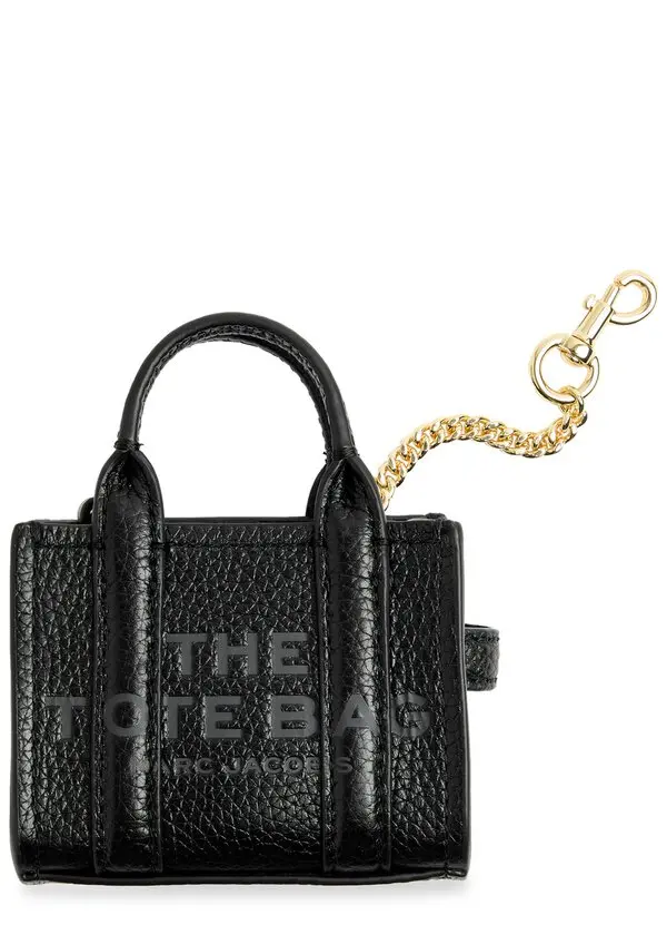 Marc Jacobs The Nano Tote Bag Charm - Black | Editorialist