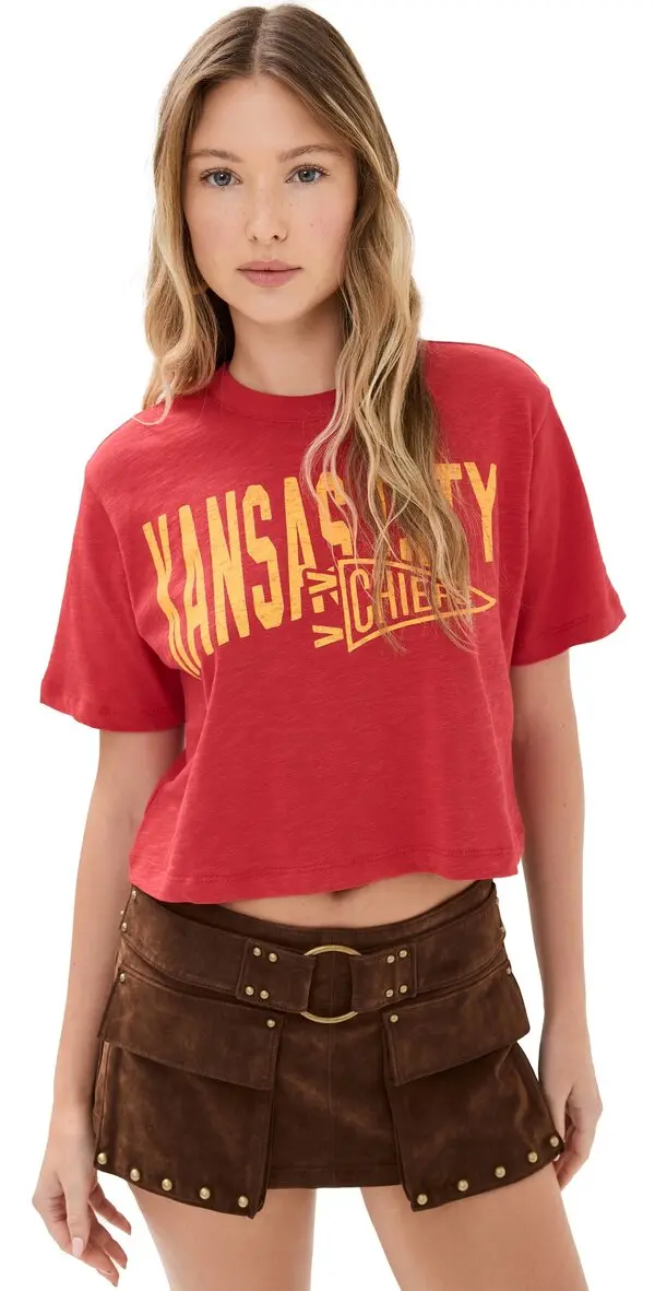 Junk Food Chiefs Cropped T-shirt