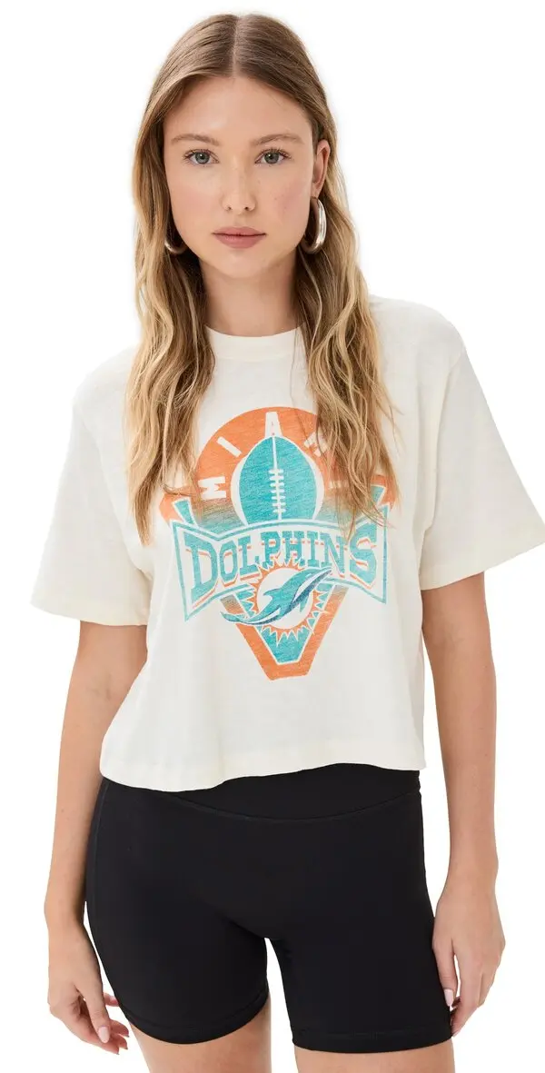 Junk Food Dolphins Crop T-shirt