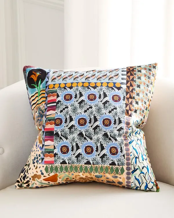 Christian Lacroix Bohemian Rapsody Decorative Pillow, 20" Square