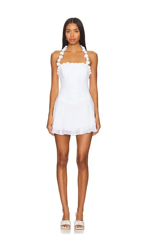 Majorelle Brittan Mini Dress - White