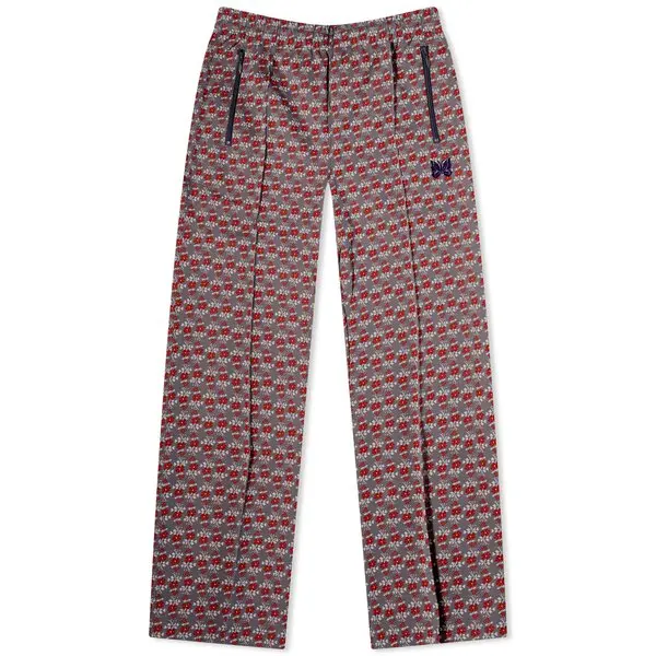 パンツ Needles poly jacquard track pants Needles Men's Poly Jacquard Track Pant in Arabesque Needles