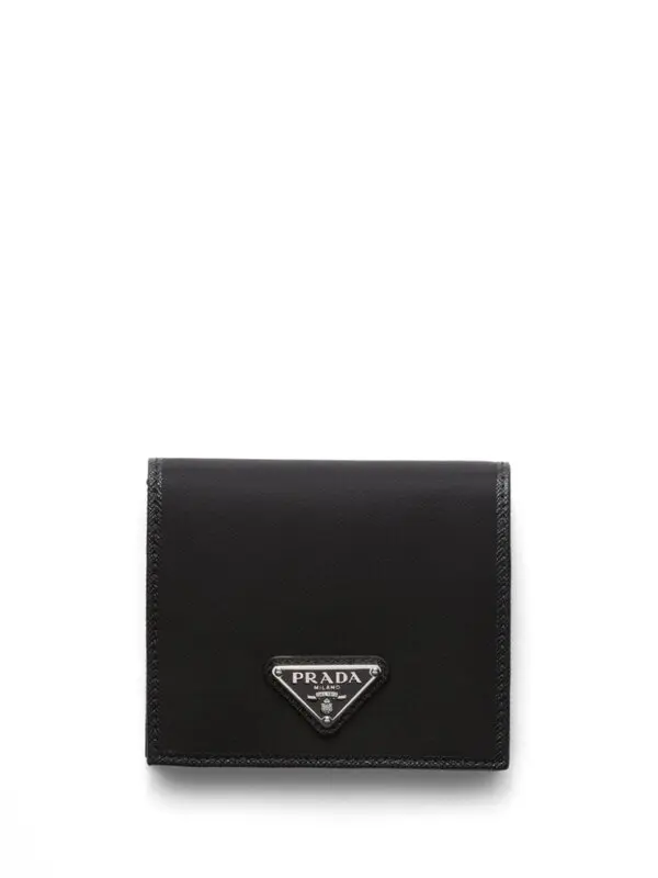 Prada Logo-plaque Bi-fold Wallet