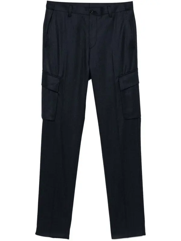 Corneliani Wool Cargo Trousers