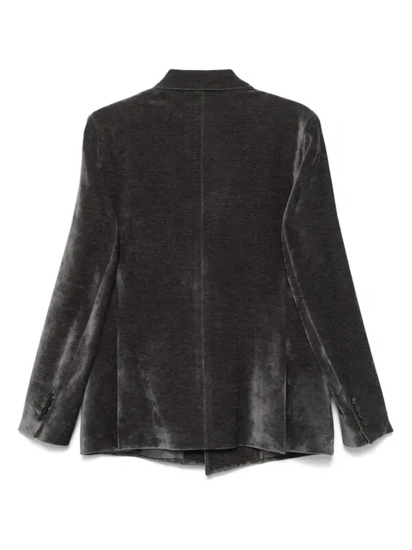 REVERES 1949 Velour Double-breasted Blazer