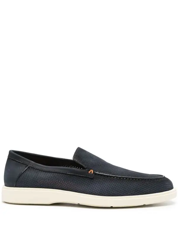 Santoni Perforated Loafers
