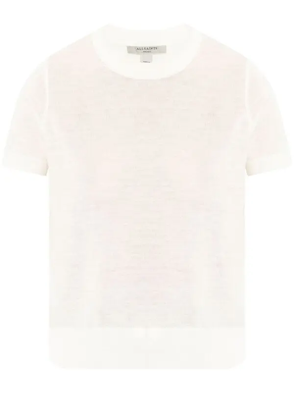 All Saints Bern Knitted Top - White