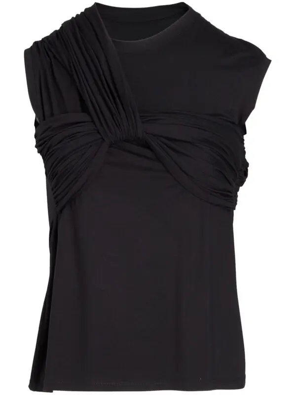 Giambattista Valli Twist-detailing Jersey T-shirt