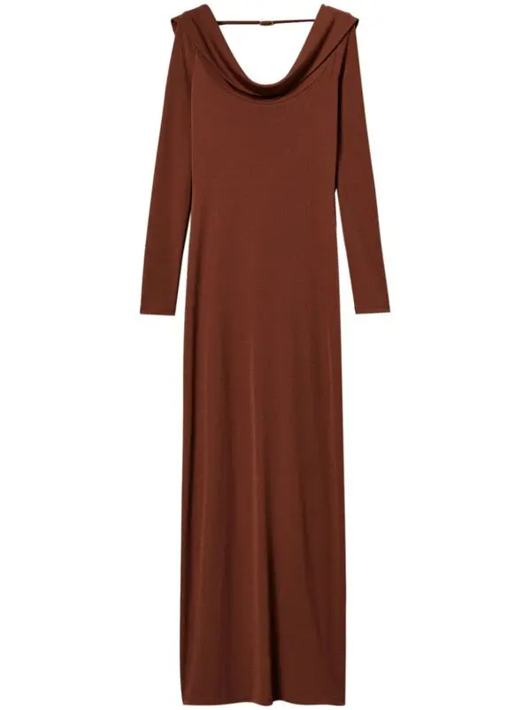 TWINSET Draped Maxi Dress