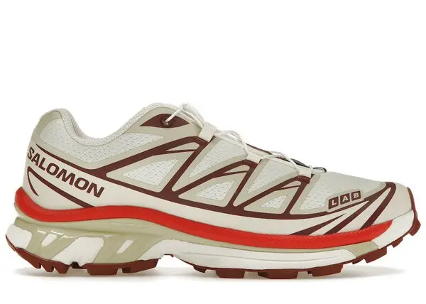 SALOMON Xt-6 Sneakers - Vanilla Ice/green Haze/fired Brick