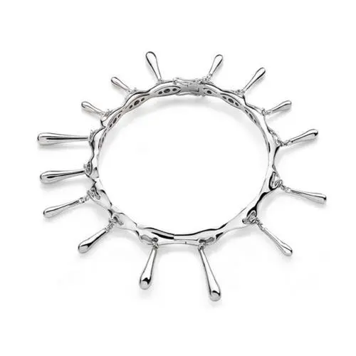 LUCY QUARTERMAINE Drop Bangle - Sterling Silver