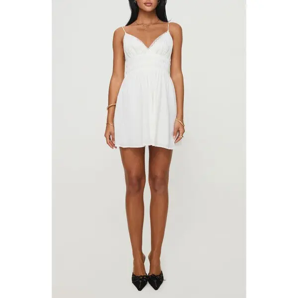 Princess Polly Patterstone Shirred Minidress