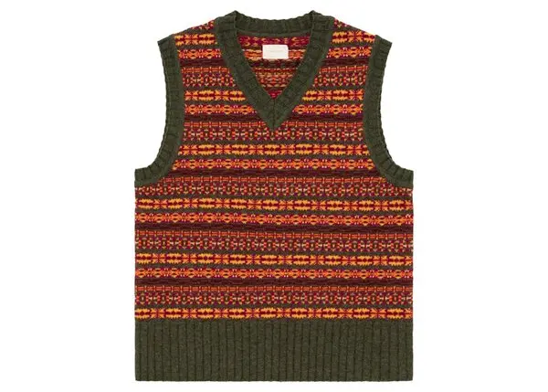 Aimé Leon Dore V-Neck Sweater Vest - Multicolor | Editorialist