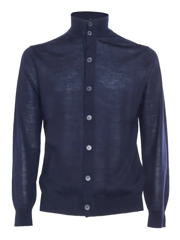 BALLANTYNE High Neck Cardigan