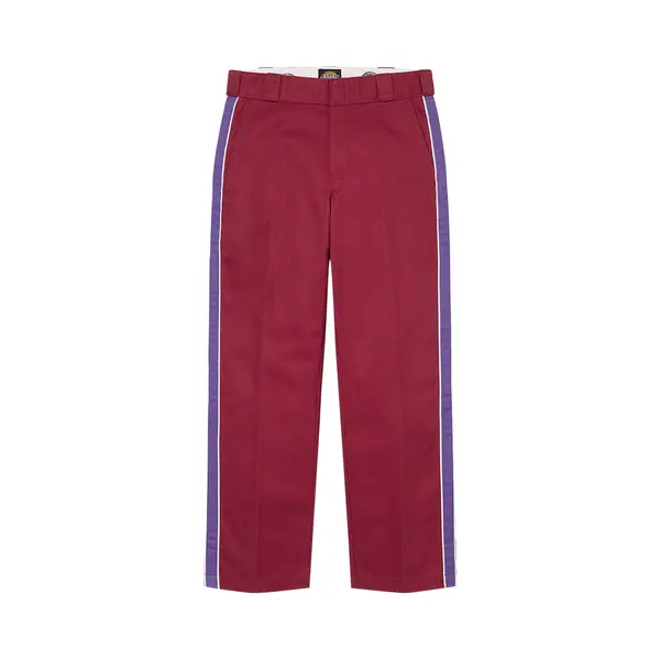 Supreme X Dickies Stripe 874 Work Pant 'maroon - Red