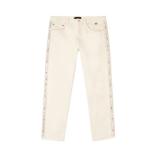Supreme X B.b. Simon Studded Regular Jean - Cream