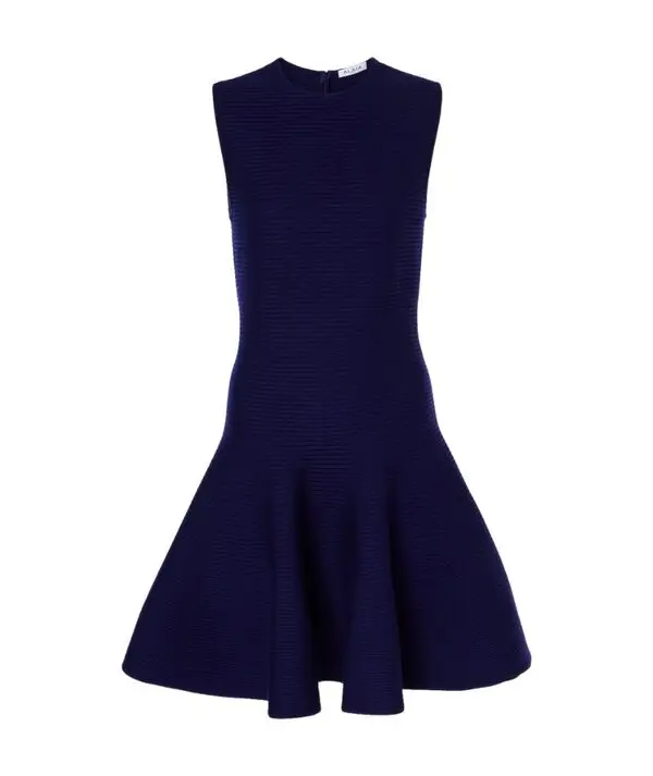 Alaïa Wool-blend Minidress - Blue