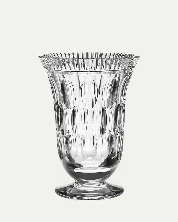 WILLIAM YEOWARD CRYSTAL Kathleen Footed Vase, 8