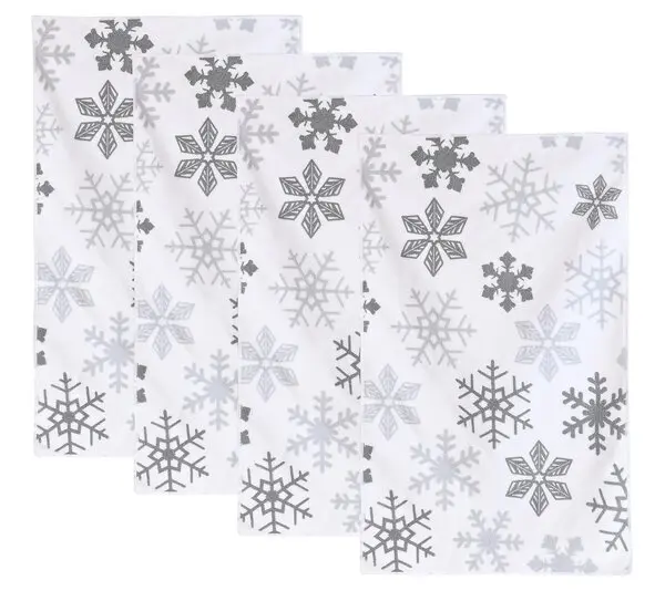 TEMP-TATIONS As Is Special Edition Seasonal 4-pc Towels